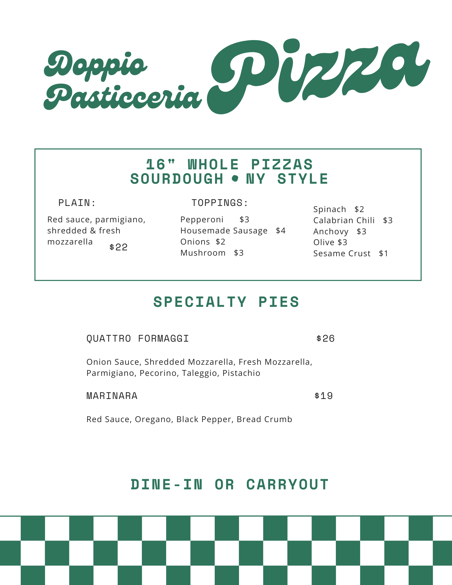 Whole Pizza